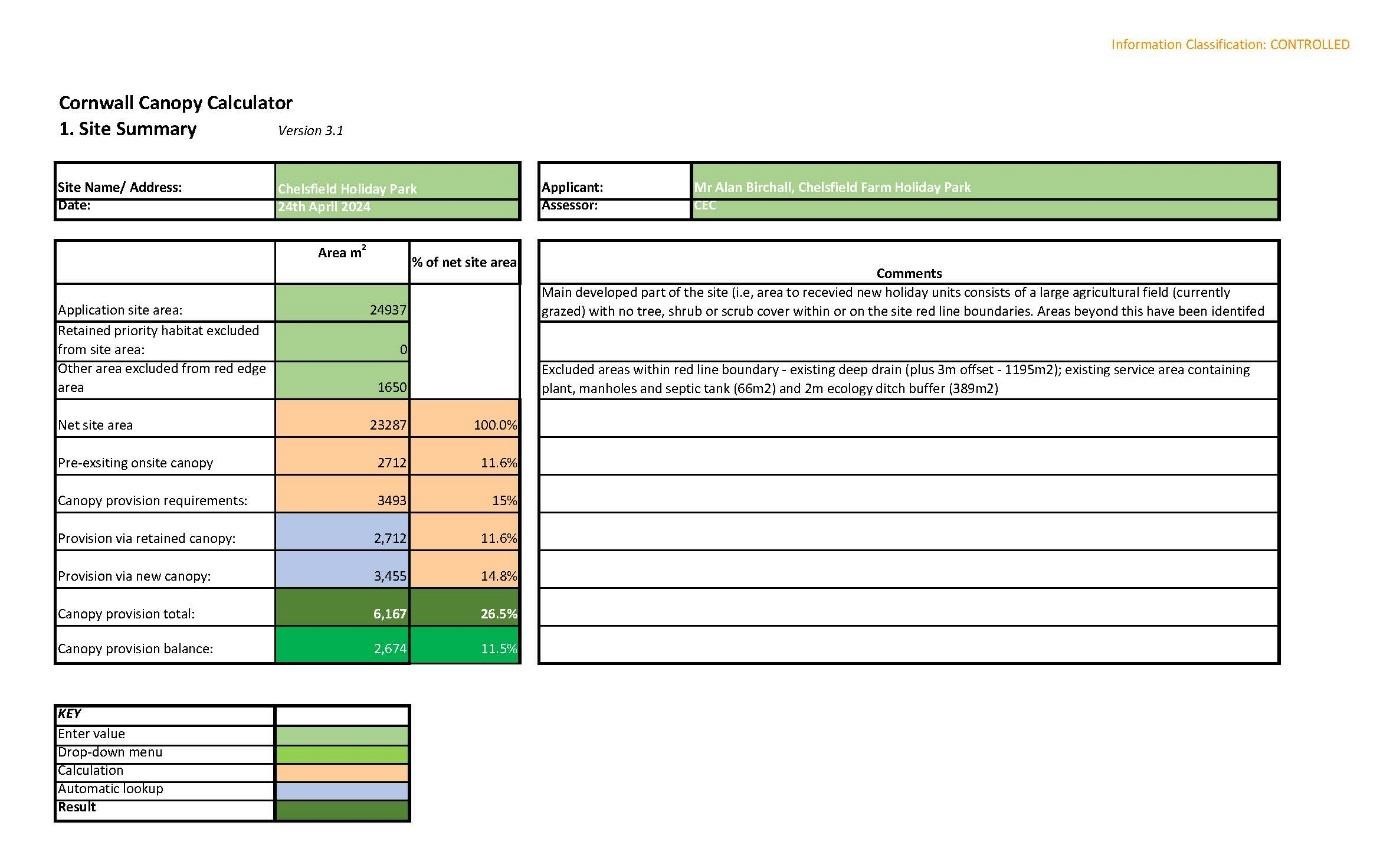 Tree Canopy Calculator - Cornwall Environmental Consultants